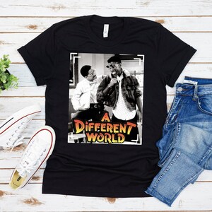 A Different World TV Show Tee | UNISEX Retro Black and White Shirt With ...