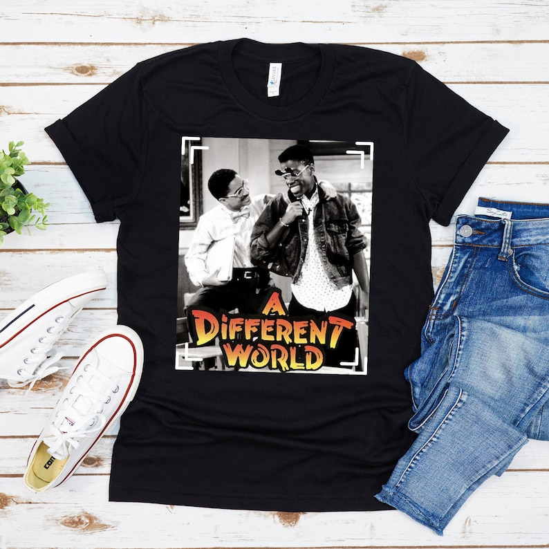A Different World TV Show Tee | UNISEX Retro Black and White Shirt With ...