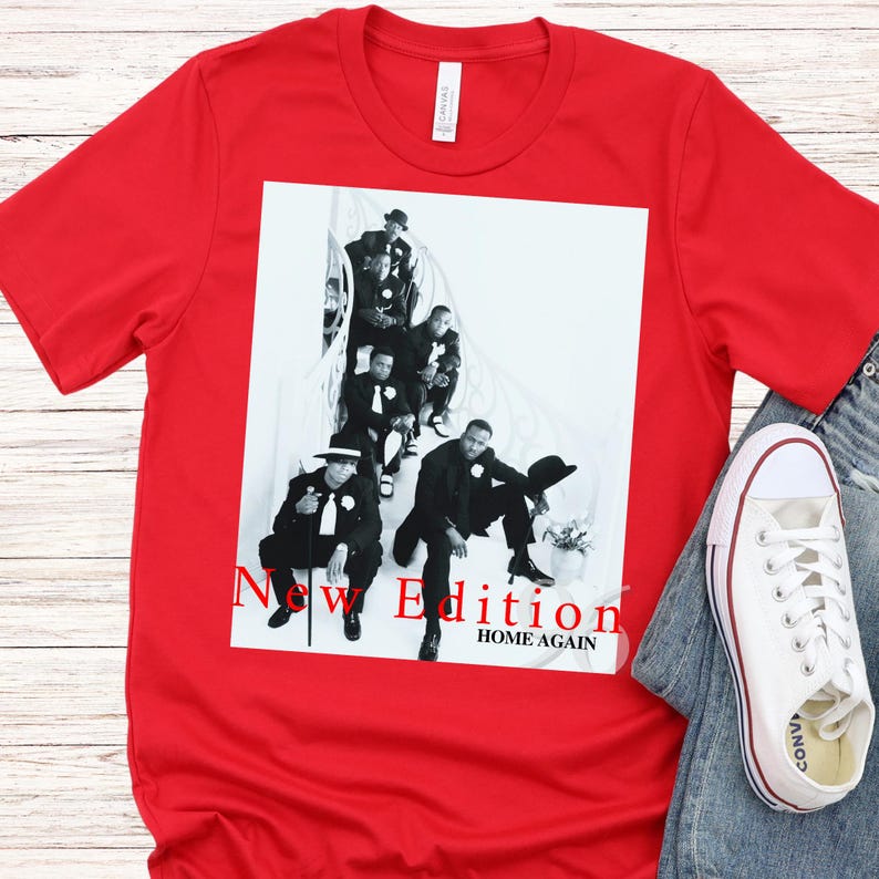New Edition 1996 Tee | Exclusive New Edition Home Again Tshirt | Ronnie ...