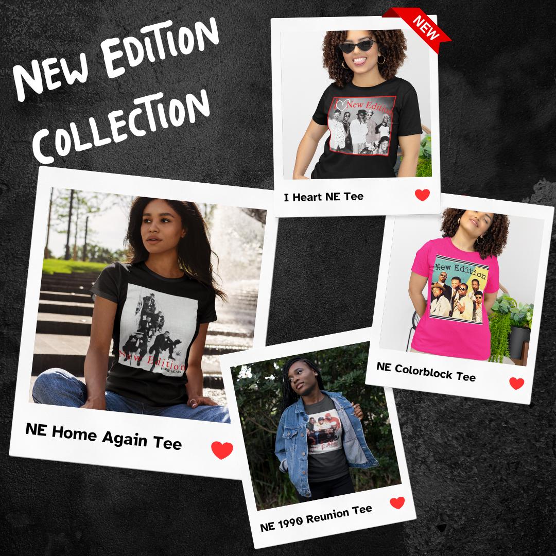 New Edition 1996 Tee | Exclusive New Edition Home Again Tshirt | Ronnie ...