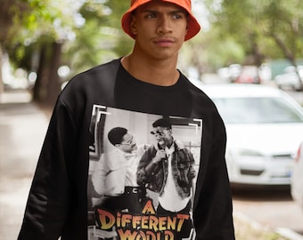 A Different World TV Show Tee UNISEX Retro Black and White | Etsy