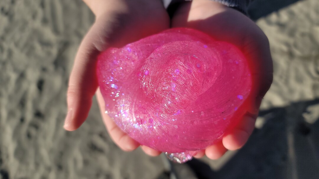 So This is Love Pretty Pink Clear Slime - Etsy