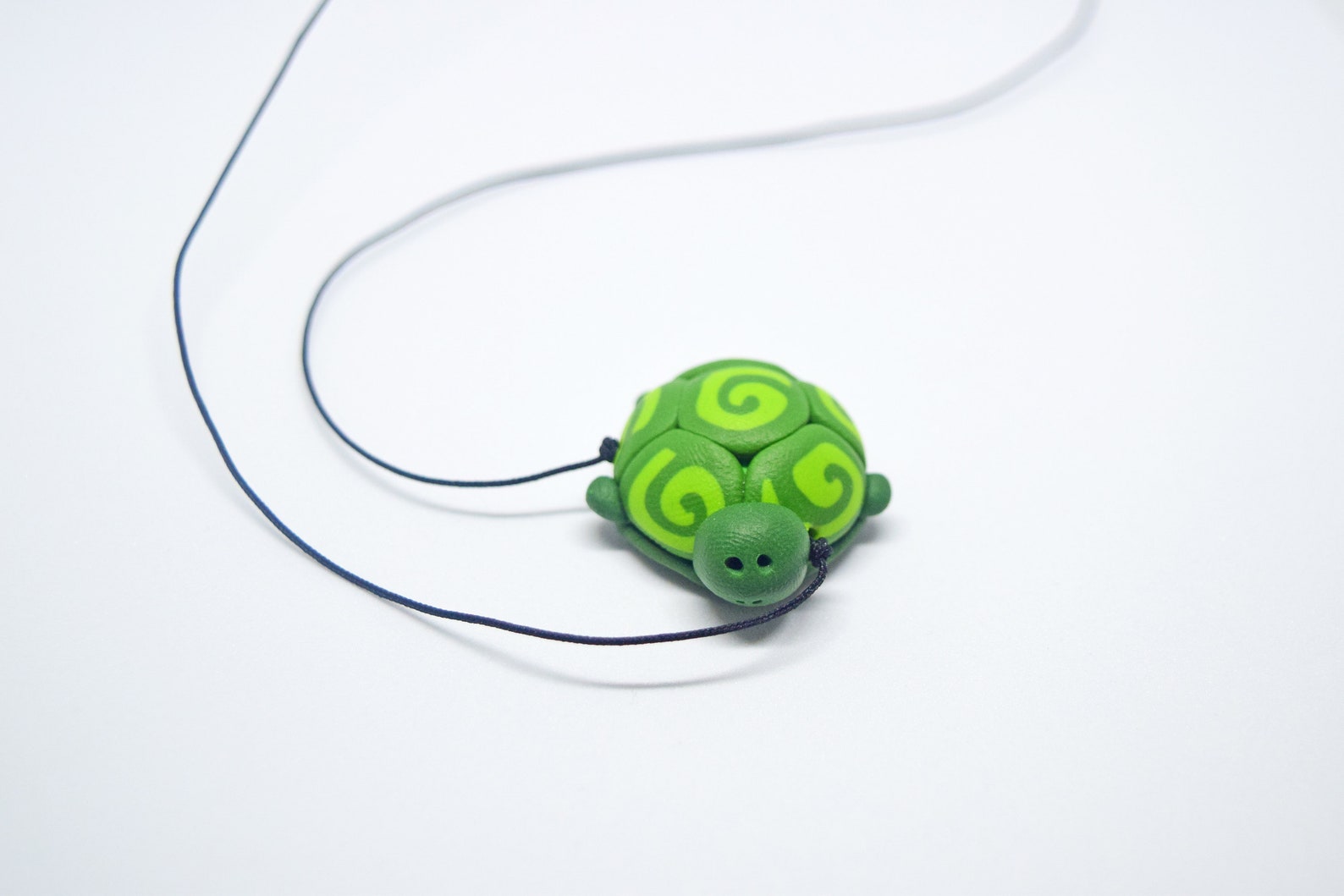 Turtle Necklace With Green Turtle Shell Pendant, Animal Jewelry for Sea ...