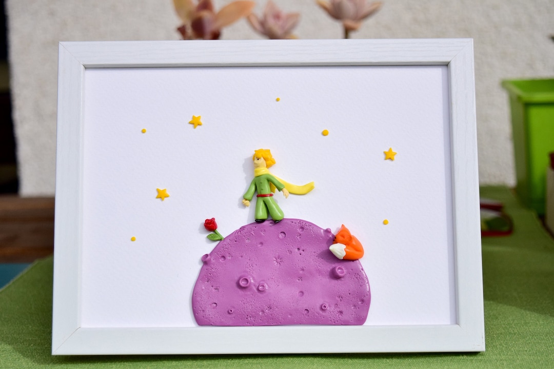 The Little Prince, Framed Wall Art, Le Petit Prince, Nursery Decor ...