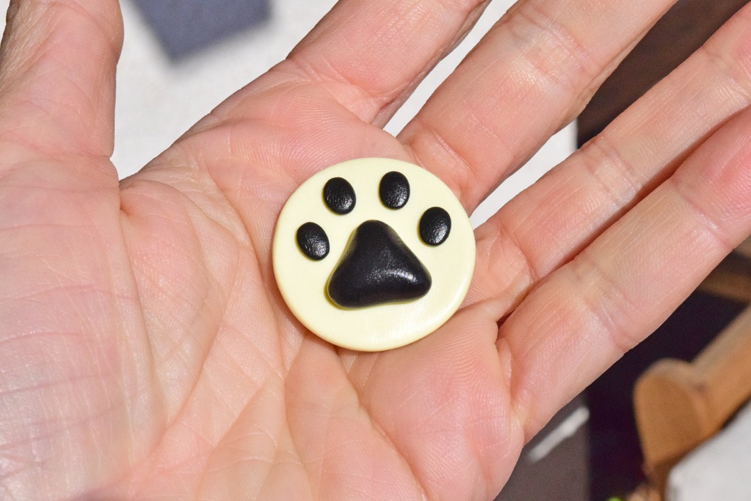 Dog Paw Print Pin, Pet Footprint Brooch, Dog Cat Lover Gift, Dog Pin ...