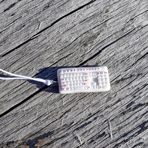 Keyboard Necklace, Keycaps for Computer Nerd, Geeky Gifts for ...
