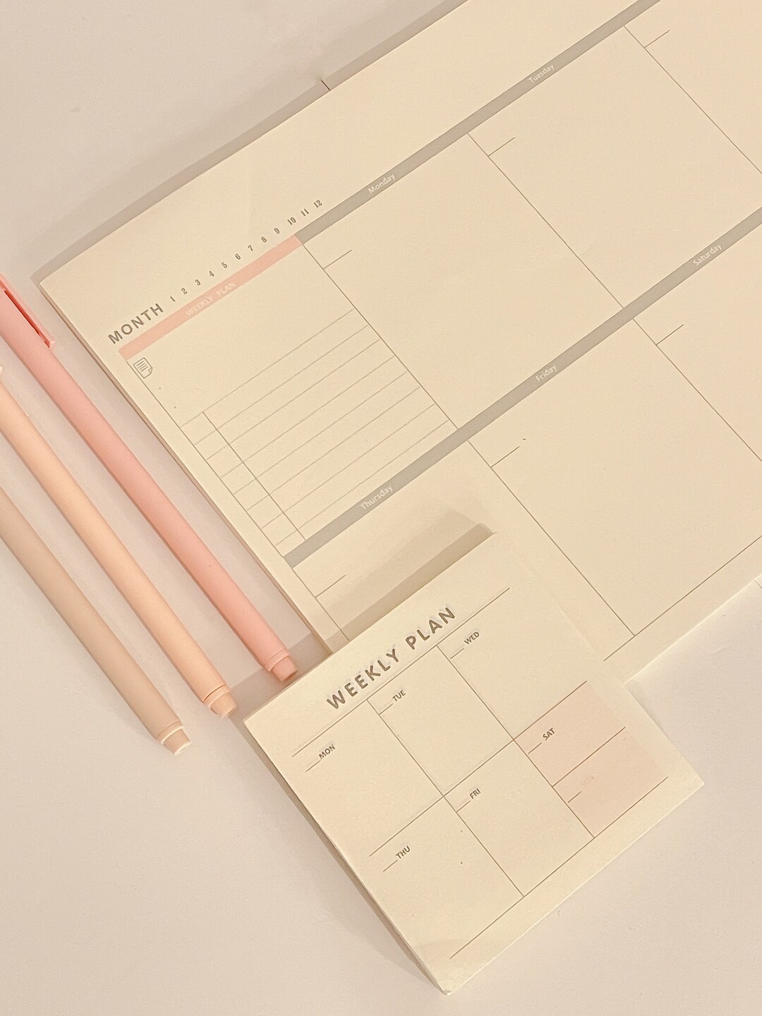 A4 and Mini Weekly Planner- to Do List Pad- Desk Pad - Etsy UK