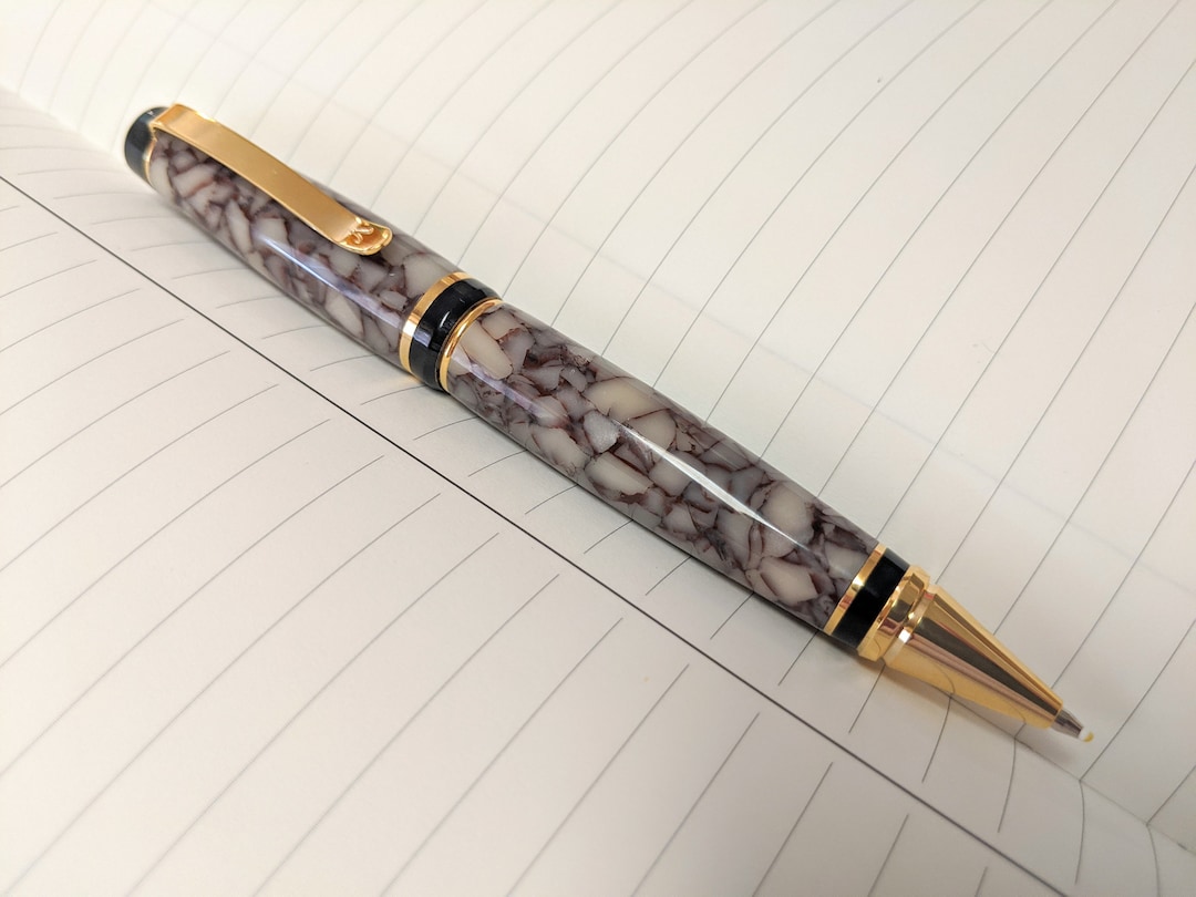 Crushed Shell Artisan Ballpoint Pen - Etsy