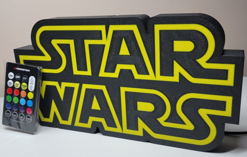 Star Wars 3d Printed Light Box - Etsy