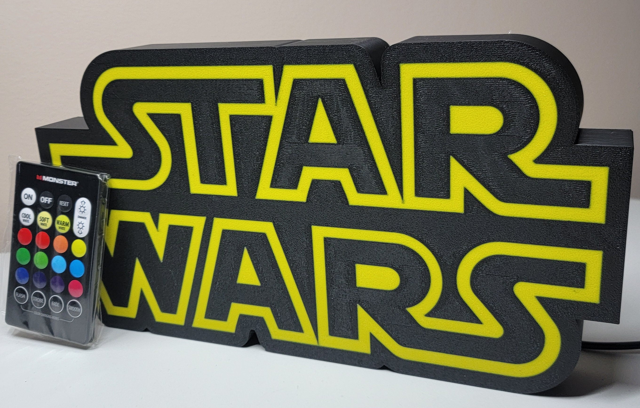 Star Wars 3d Printed Light Box - Etsy