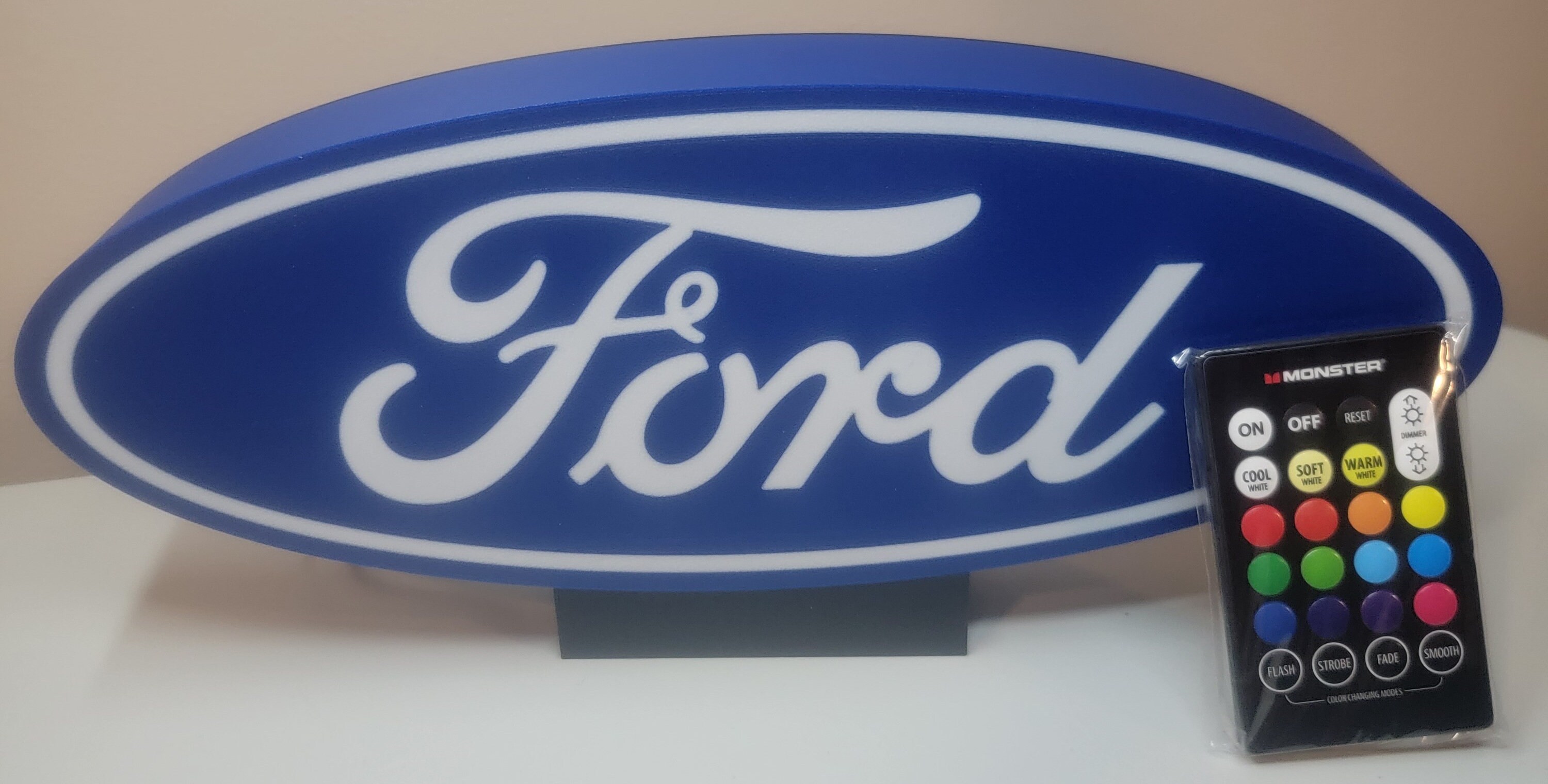 Ford Logo 3d Printed Light Box - Etsy