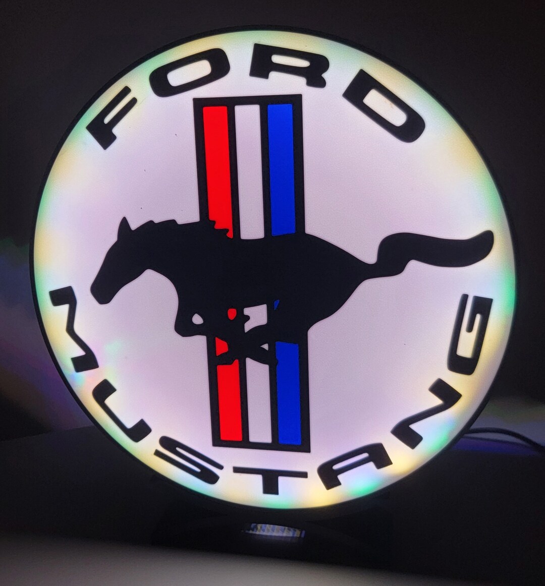 Ford Mustang 3d Printed Light Box - Etsy
