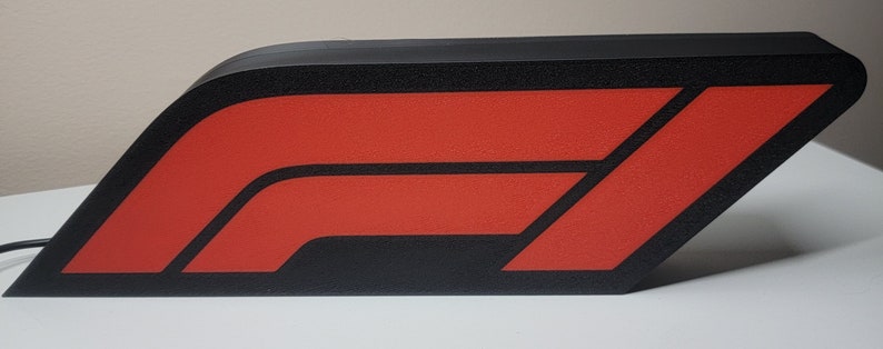 F1 Formula 1 Racing 3d Printed Light Box - Etsy