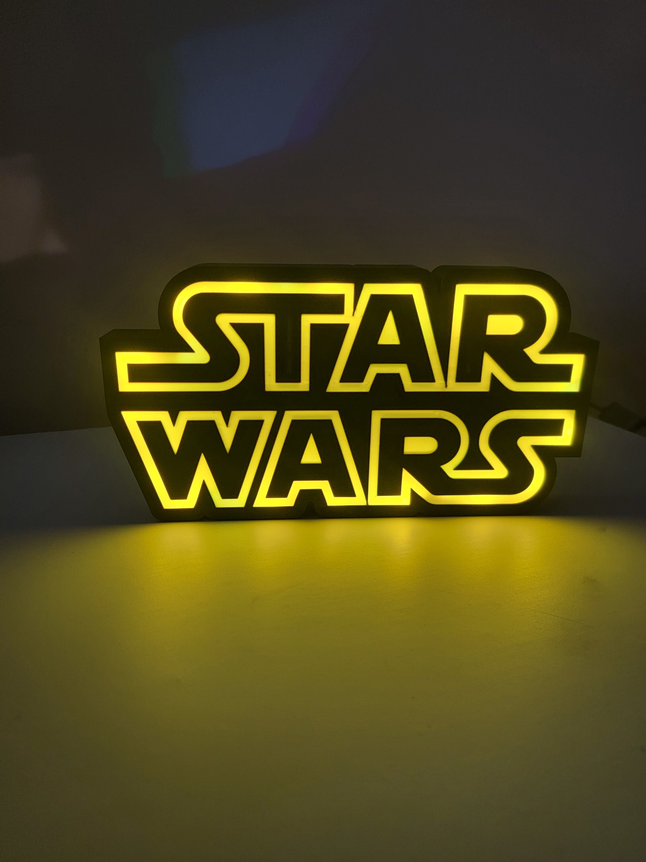 Star Wars 3d Printed Light Box - Etsy