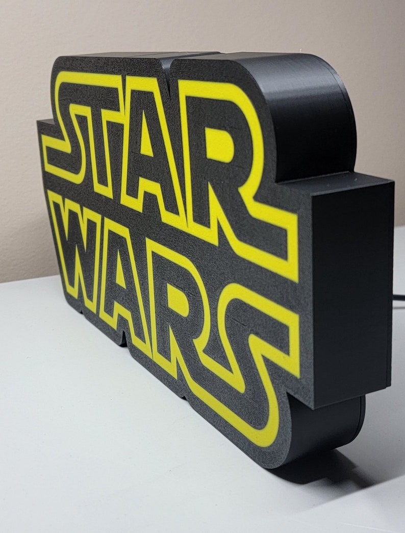 Star Wars 3d Printed Light Box - Etsy