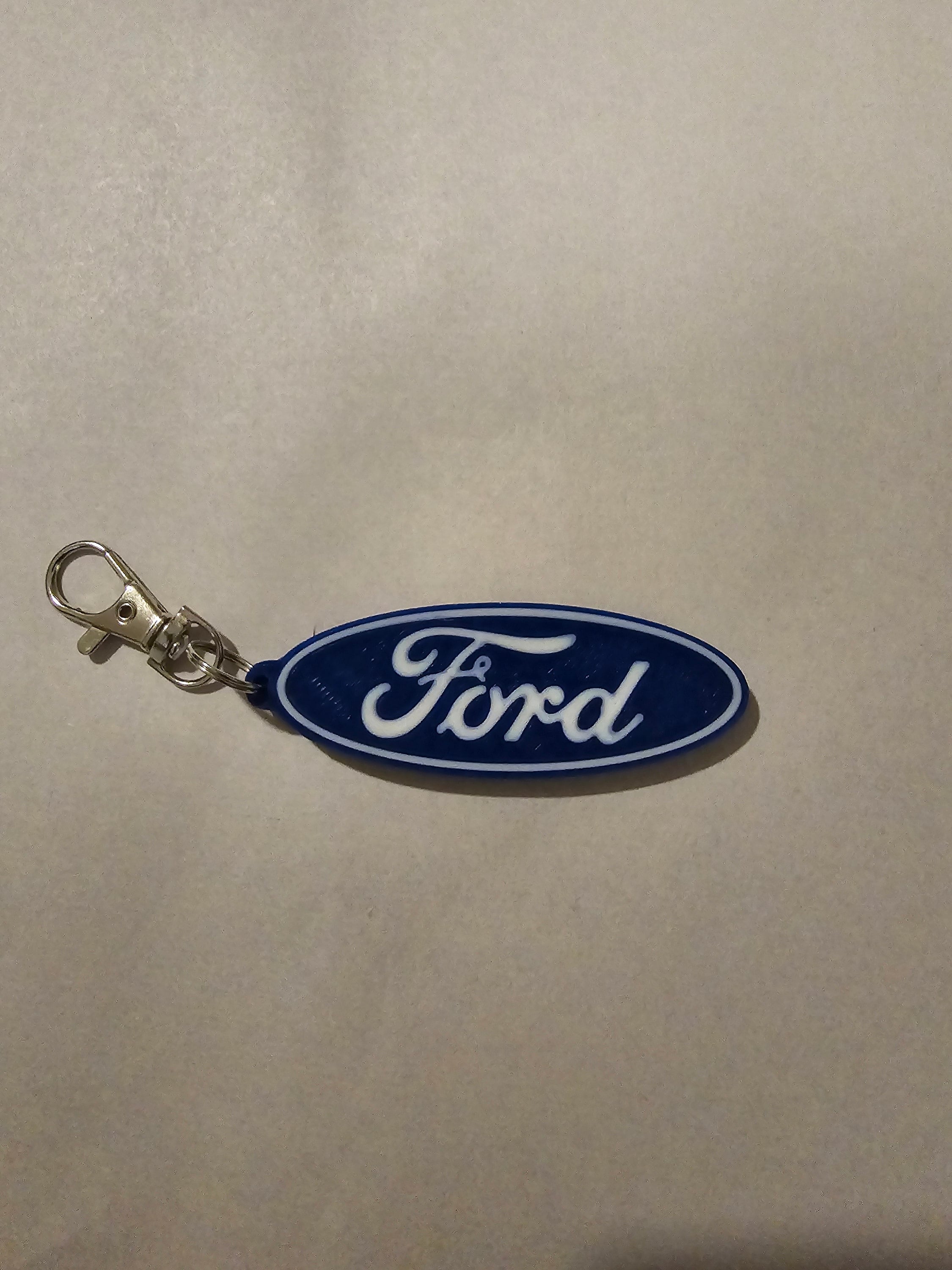 Ford 3D Printed Keychain and Magnet - Etsy
