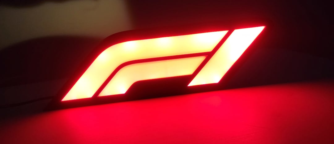F1 Formula 1 Racing 3d Printed Light Box - Etsy