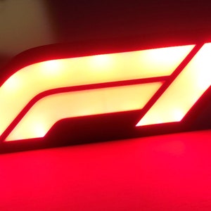F1 Formula 1 Racing 3d Printed Light Box - Etsy