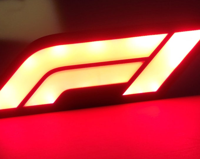F1 Formula 1 Racing 3d Printed Light Box - Etsy