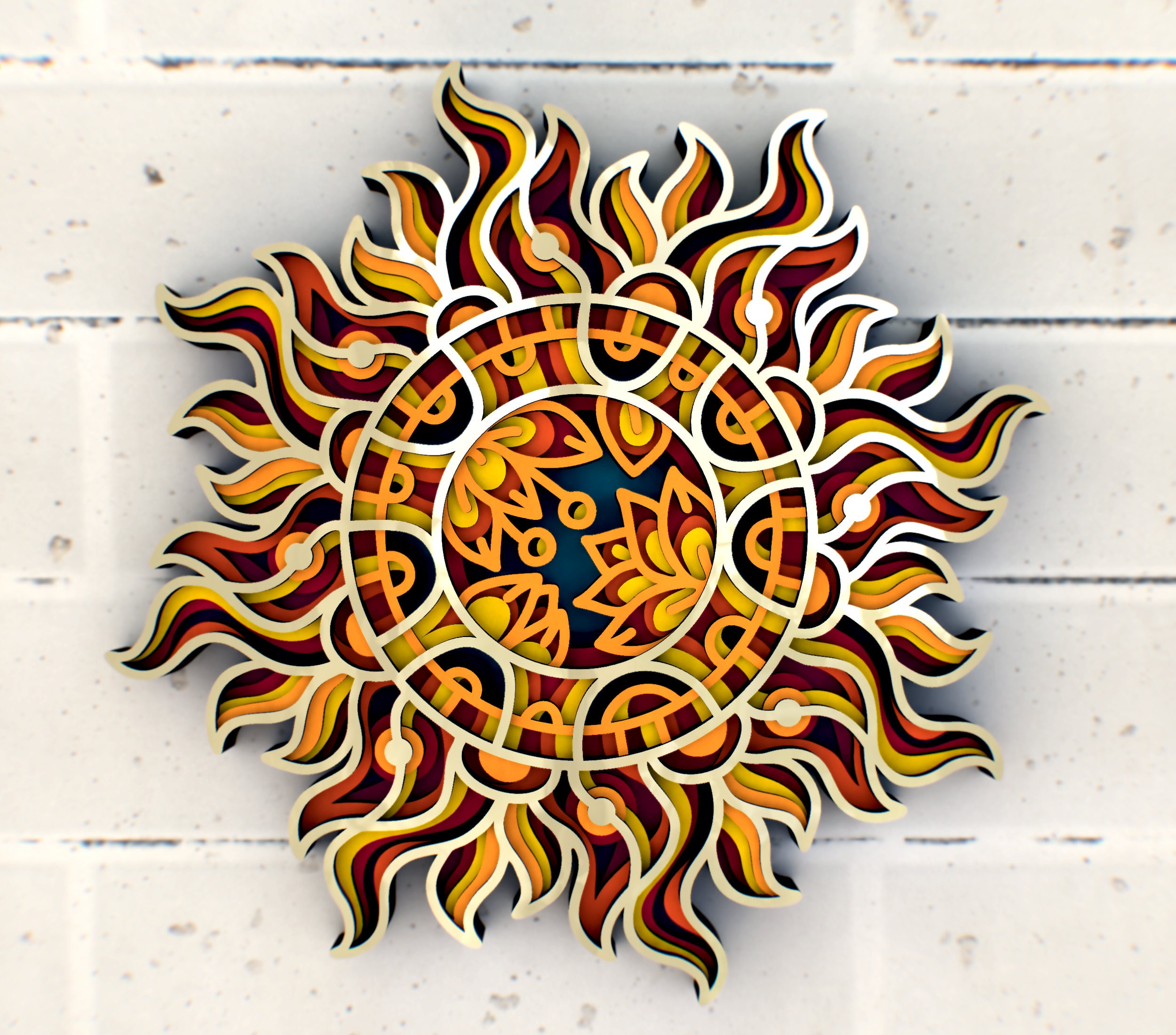 Sublime Sun Stencil