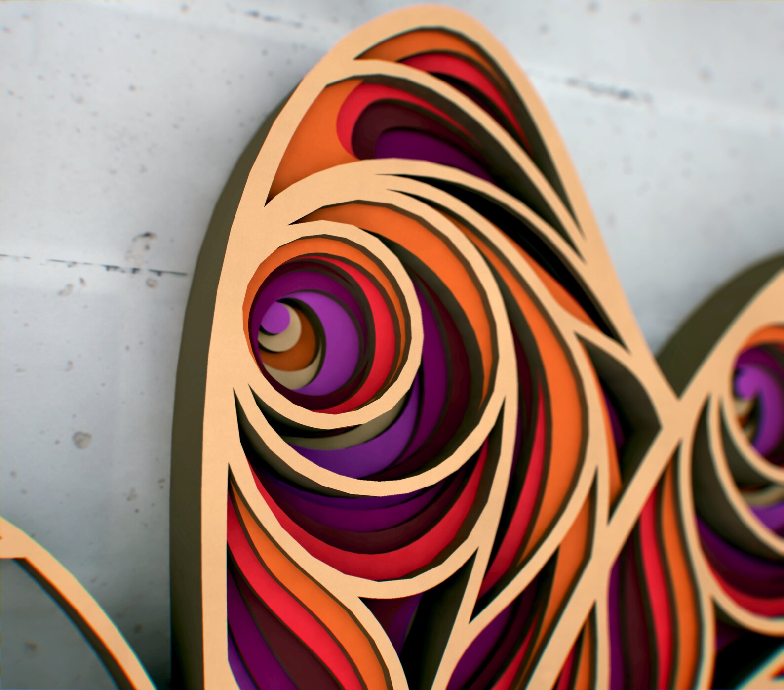 3D Summer Butterfly Zentangle SVG 3D Multilayer Panel SVG - Etsy