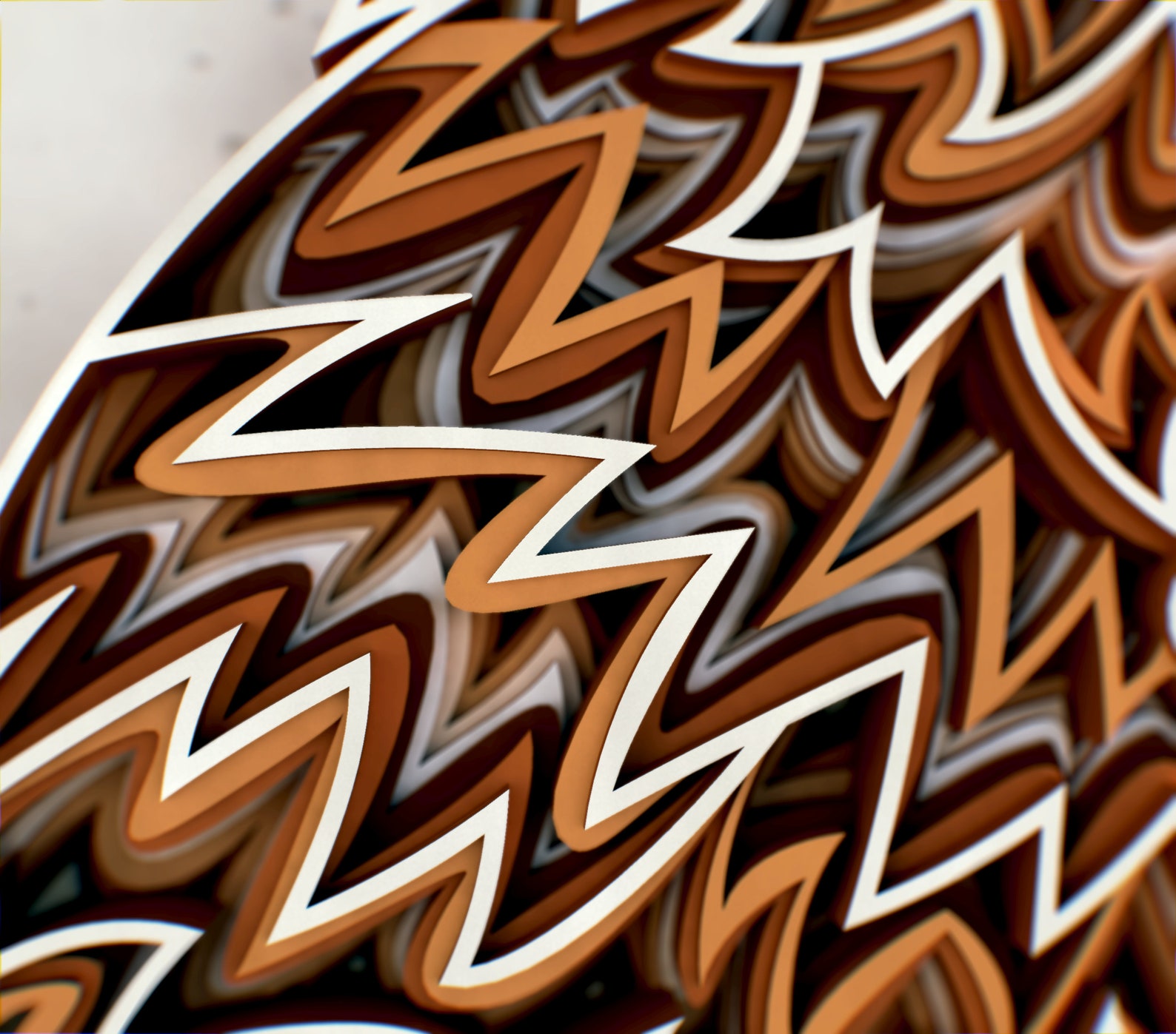 Cats Zentangle 3D Mandala Svg Files Multilayer Panel for - Etsy