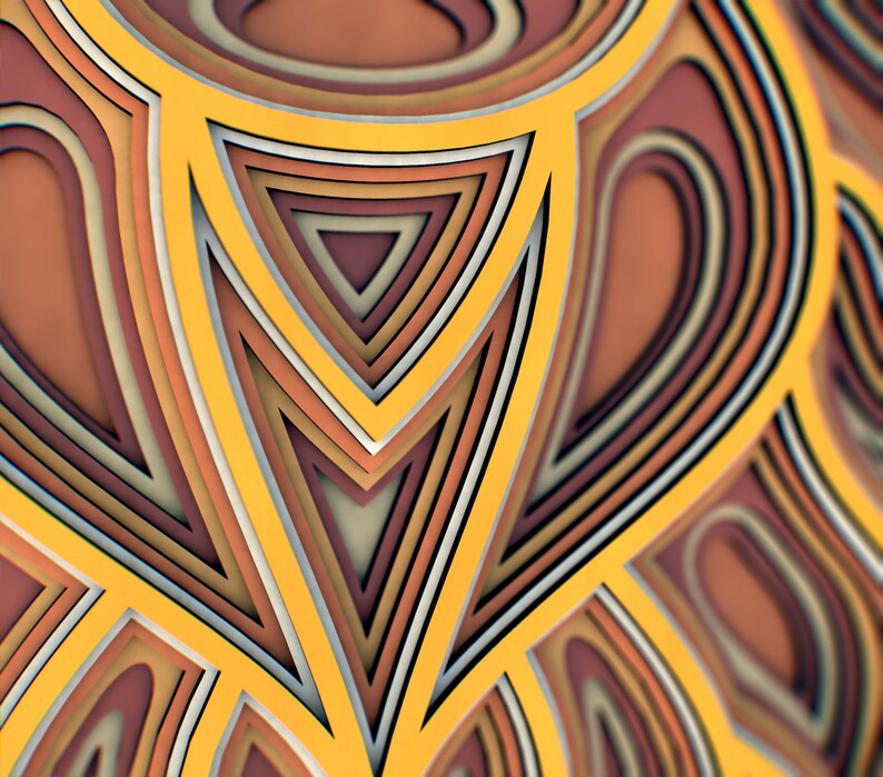 Fluffy Cat Zentangle Svg File Layered SVG Mandala Cutting - Etsy