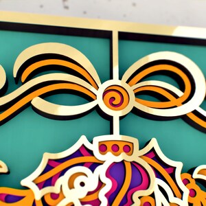 Joy 3D Mandala Svg Files, Multilayer Panel for Laser Cutting, SVG Files ...