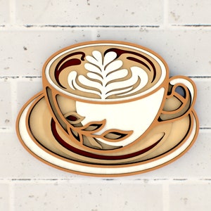 Coffee Bundle 3D Mandala SVG Files, Laser Cutting Plans, Cricut ...