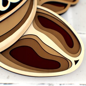 Coffee Bundle 3D Mandala SVG Files, Laser Cutting Plans, Cricut ...