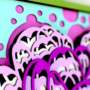 Crocus Flowers Svg, Multilayer Papercraft Files for Cricut, Layered SVG ...