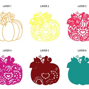 Magic Pumpkin Heart Decor 3D Mandala SVG Files, Svg Papercut for ...