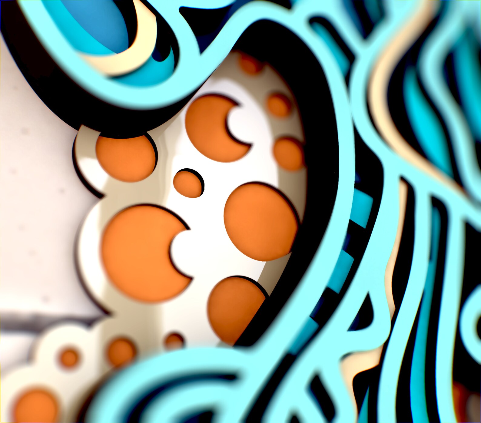 Jellyfish 3D Mandala SVG Files Nautical Sea Papercut for - Etsy