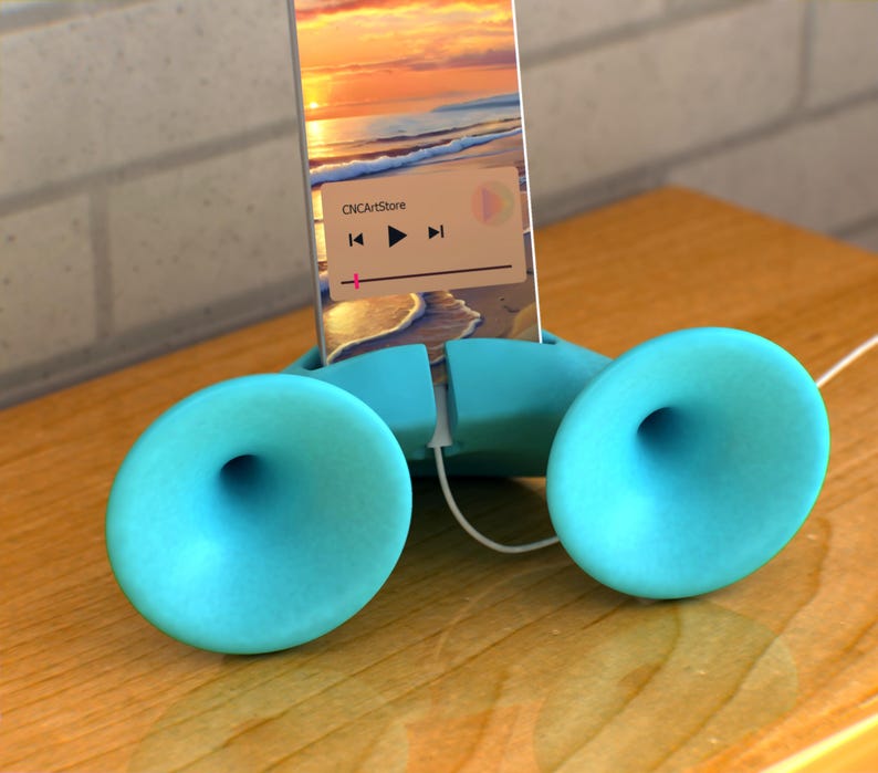Pollux Passive Phone Amplifier | 3D Printed Acoustic Speaker & Sound ...
