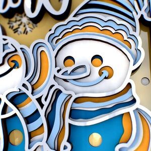 Let It Snow 3D Mandala SVG Files for Cricut, Laser, or CNC Router ...