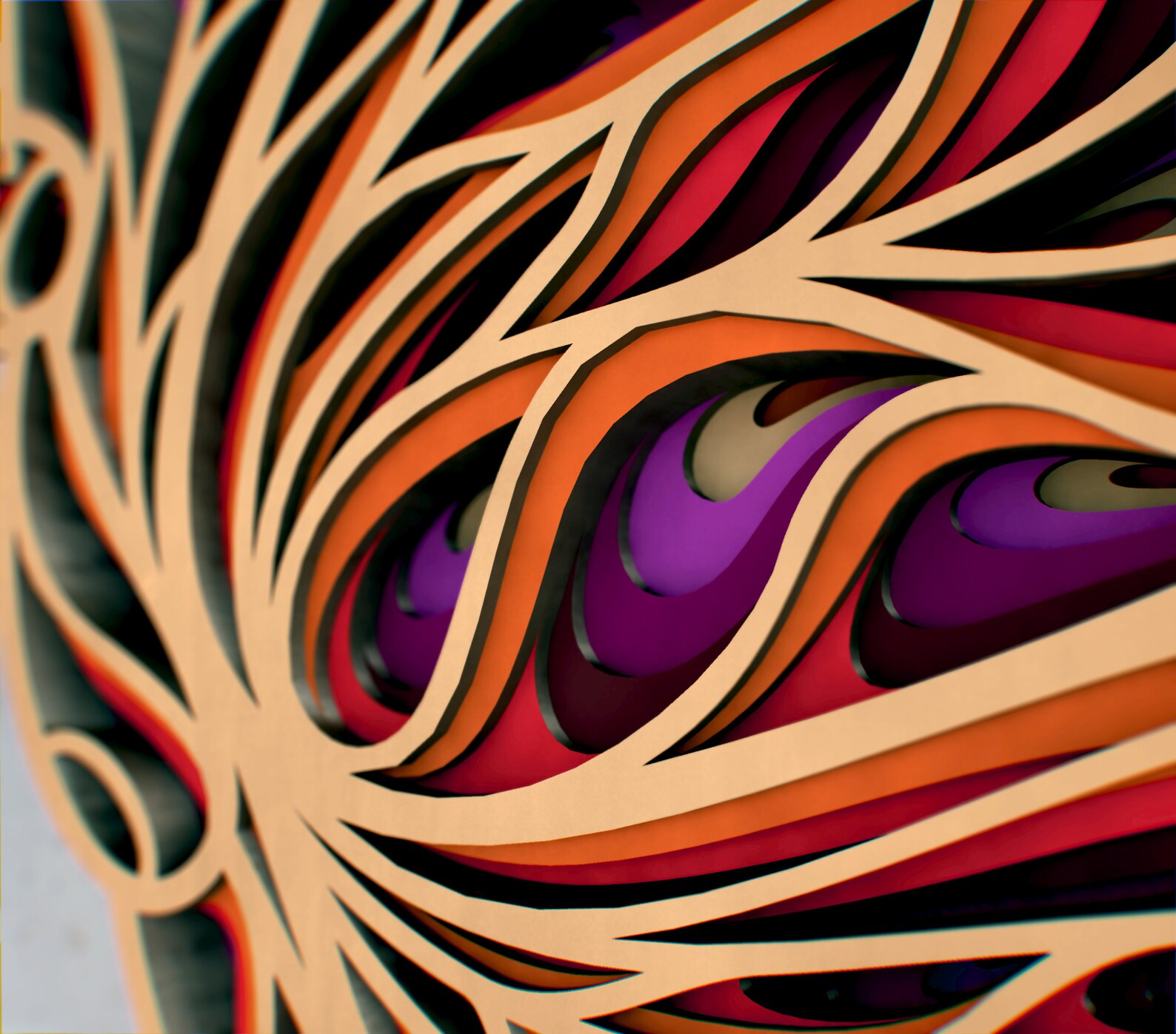 3D Summer Butterfly Zentangle SVG 3D Multilayer Panel SVG - Etsy