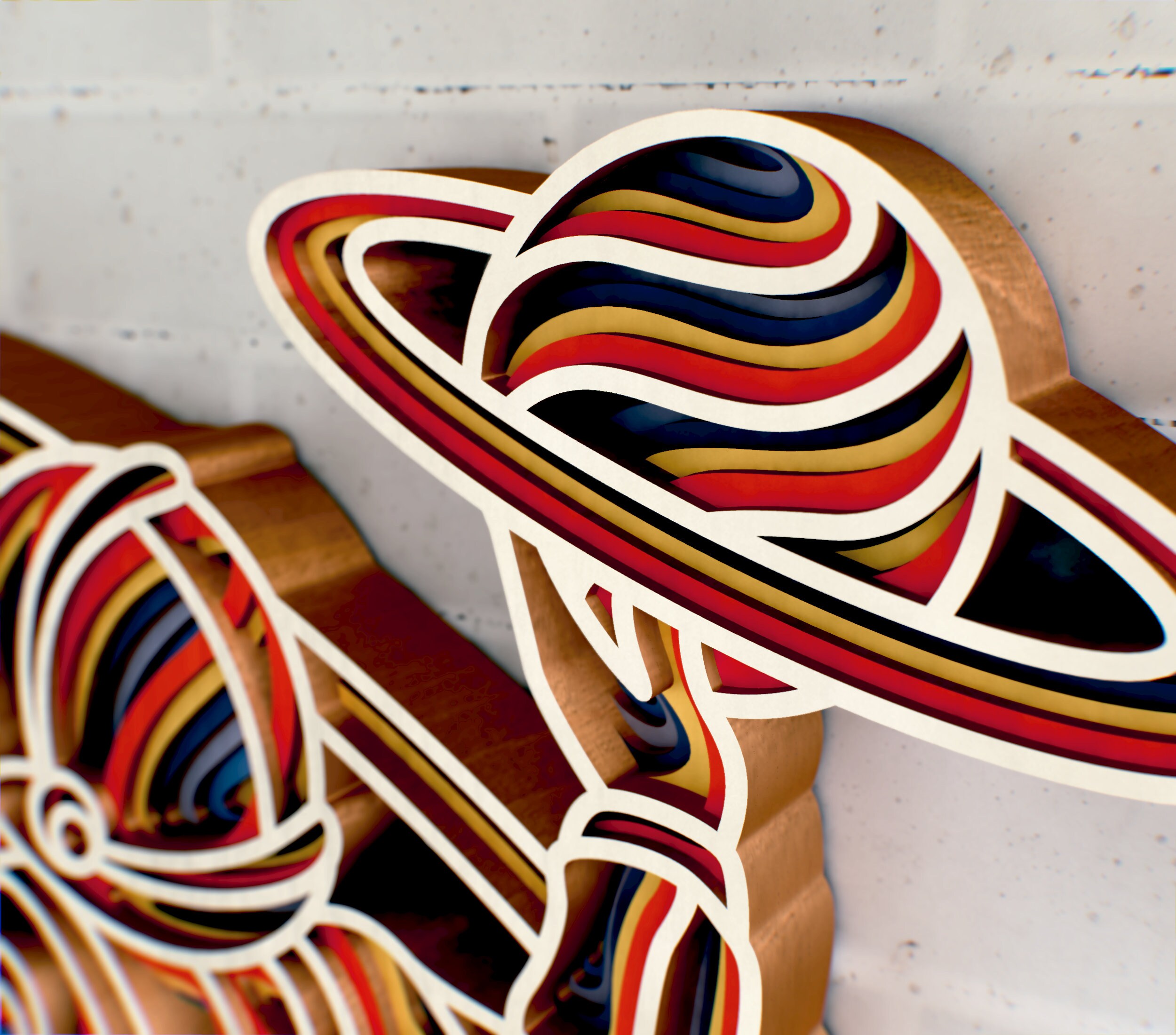 Astronaut Zentangle 3D Mandala Svg Files Multilayer Panel for - Etsy UK