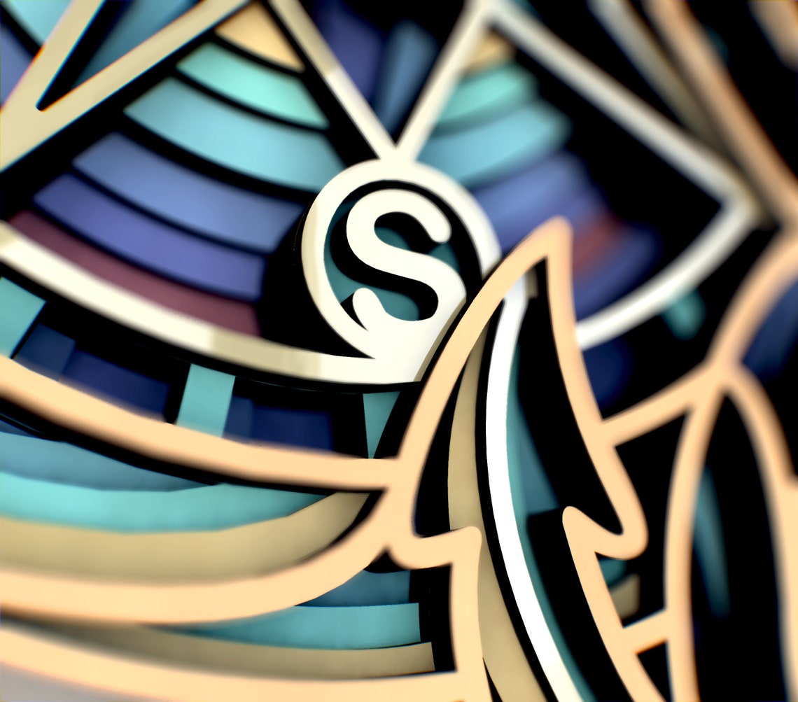 Anchor and Compass Mandala svg Panel Multicapa para Corte | Etsy España