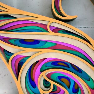 3D Butterfly Zentangle Set SVG — 3D Multilayer Panel, SVG Files for ...