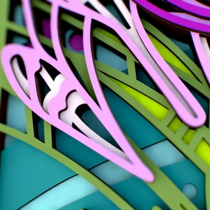 Crocus Flowers Svg, Multilayer Papercraft Files for Cricut, Layered SVG ...