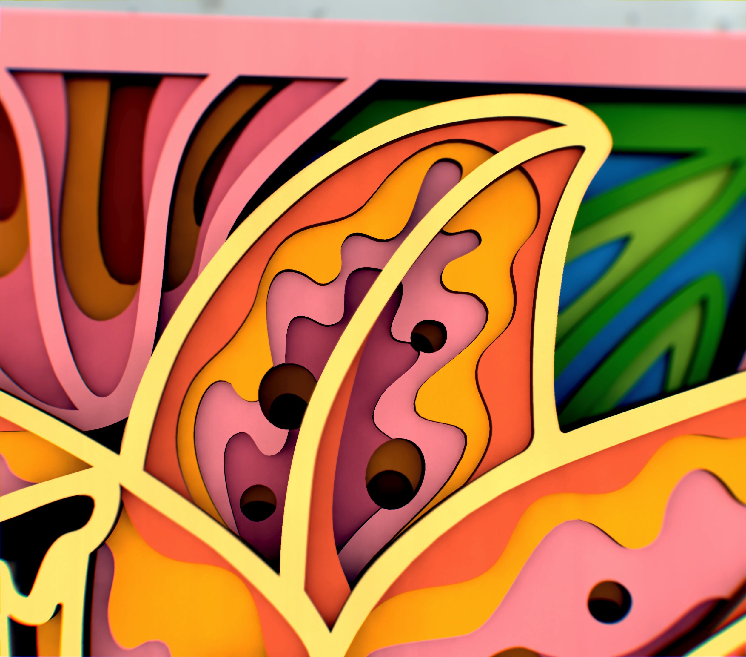 Tiger Lily 3d Mandala Svg Flower Multilayer Papercraft Files | Etsy Canada