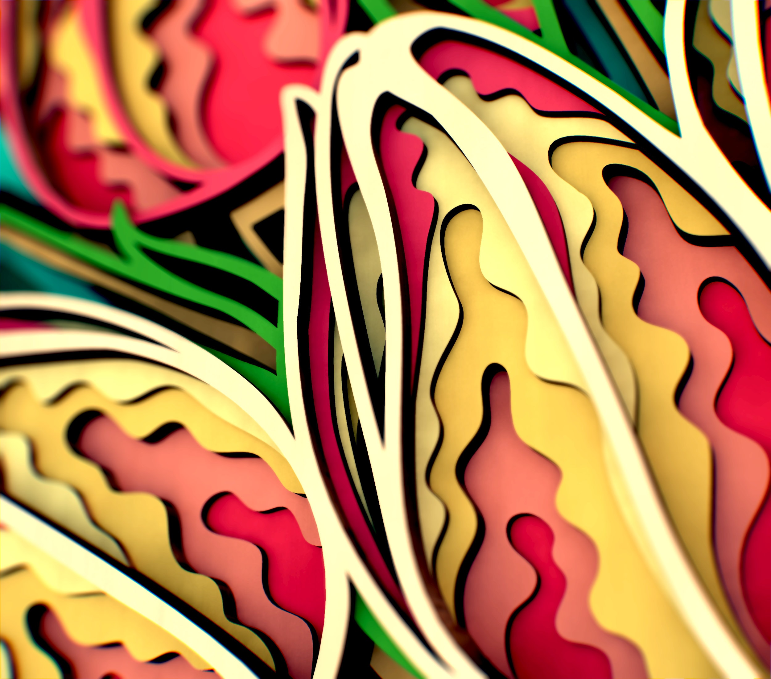 Tulip 3D Zentangle Svg Multilayer Papercraft Files for - Etsy