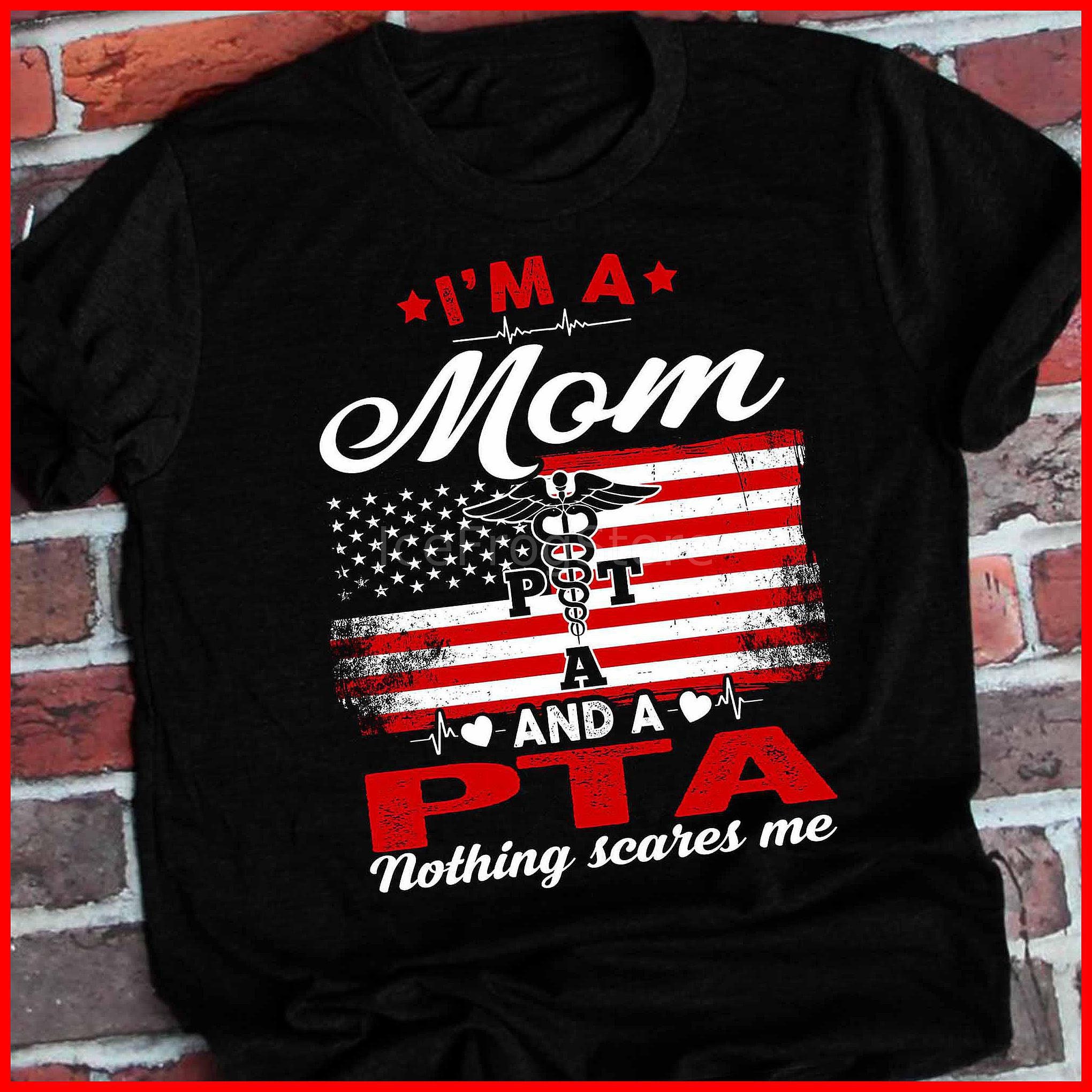 Proud pta mom shirt for women. physical therapy assistant. pta | Etsy