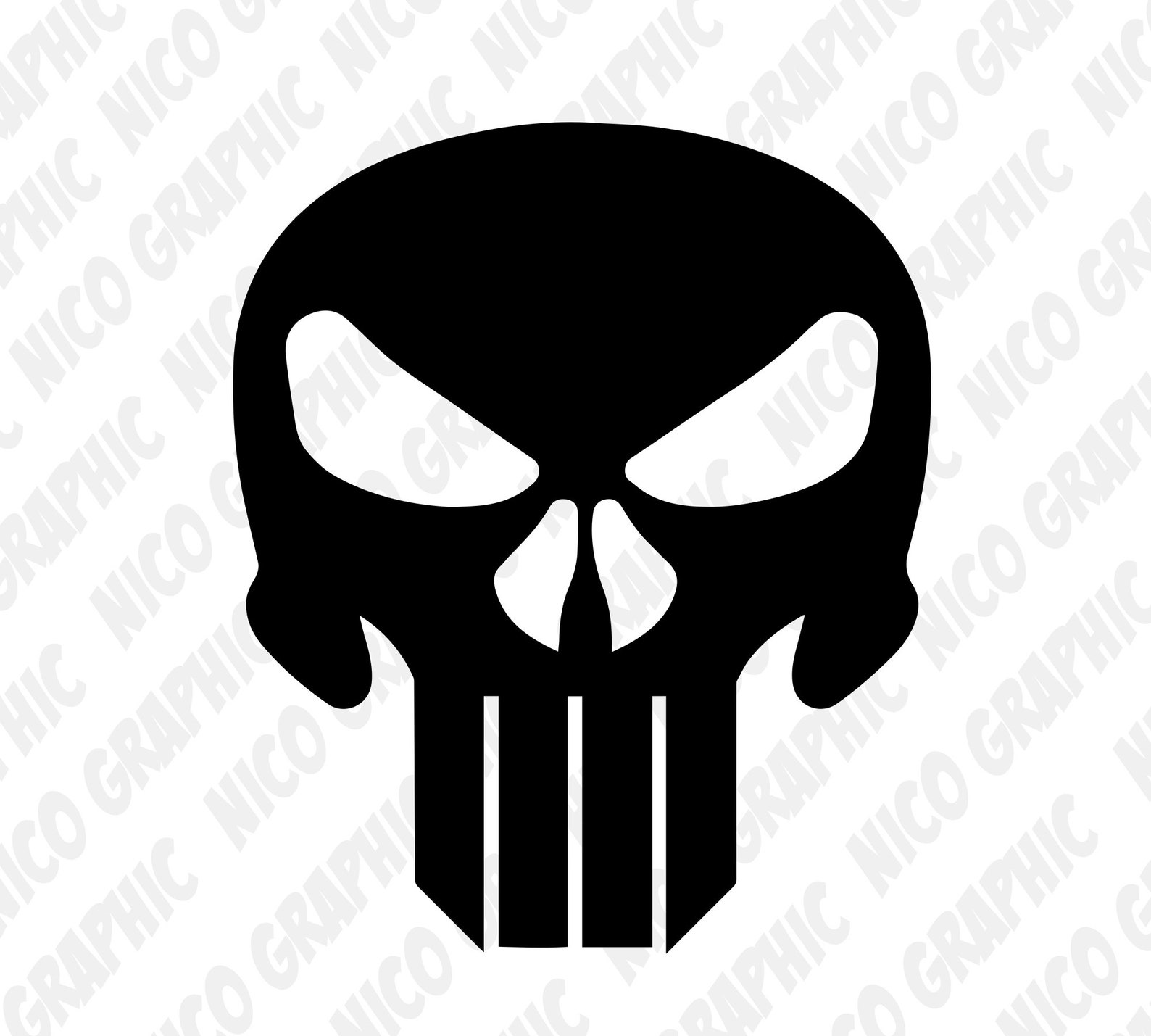 Punisher Logos SVG - Pack 4 Logos - Cut Files - Clipart - Svg Png Pdf ...