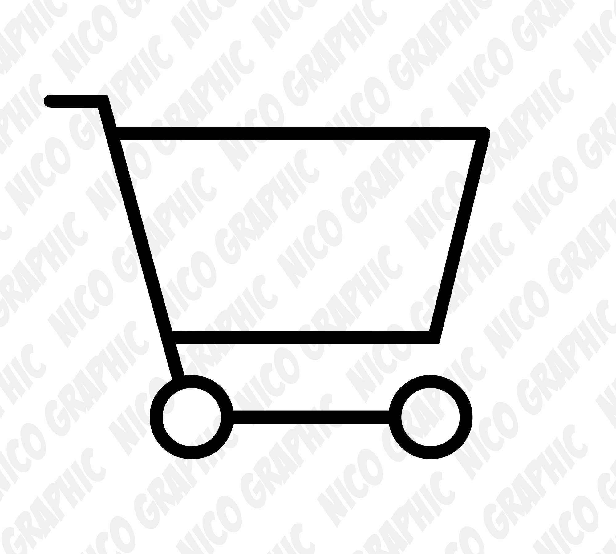 Shopping Cart SVG Cut Files Clipart Svg Png Pdf Dxf Eps - Etsy