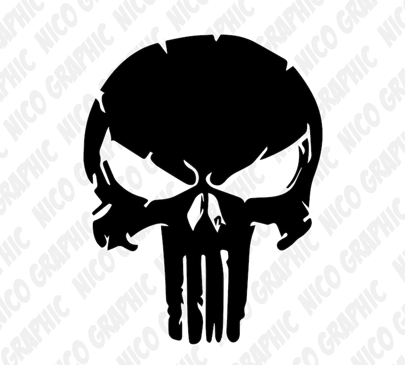 Punisher Logos SVG - Pack 4 Logos - Cut Files - Clipart - Svg Png Pdf ...