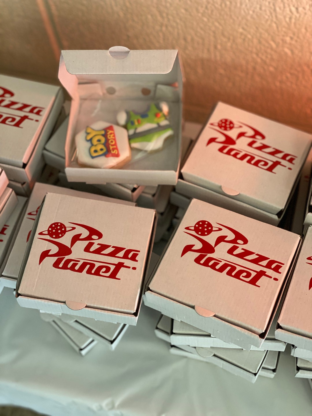 Mini “pizza Planet” Pizza Box for Party Favors - Etsy