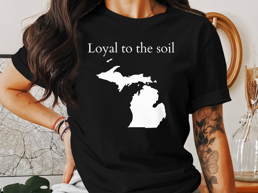 Michigan State Pride T-shirt, Map Graphic Tee, Unisex Michigan Souvenir ...