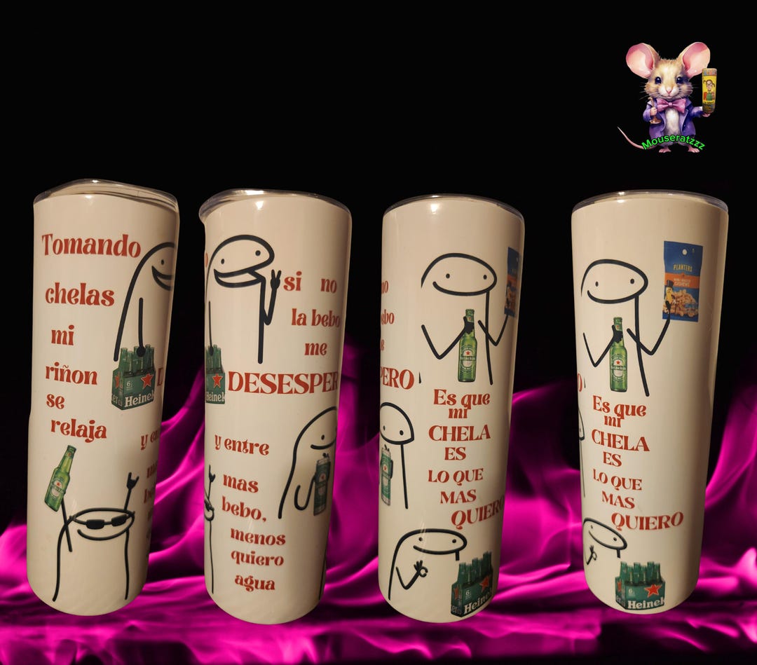 Tomando Chelas Mi Riñon Se Relaja 20 Oz Flork Tumbler - Etsy