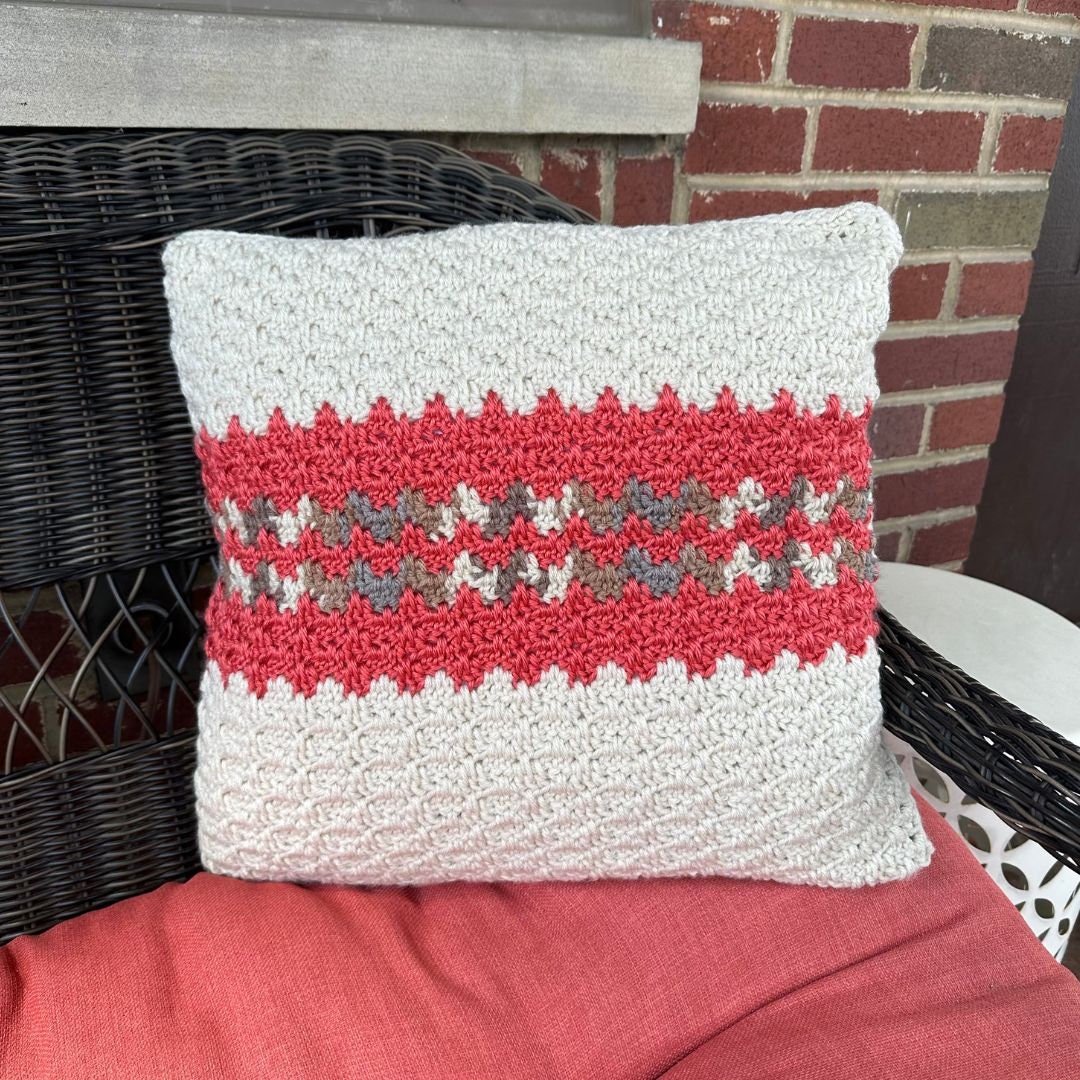 Granny Spike Stitch Crochet Pillow Pattern, Textured Pillow (digital ...
